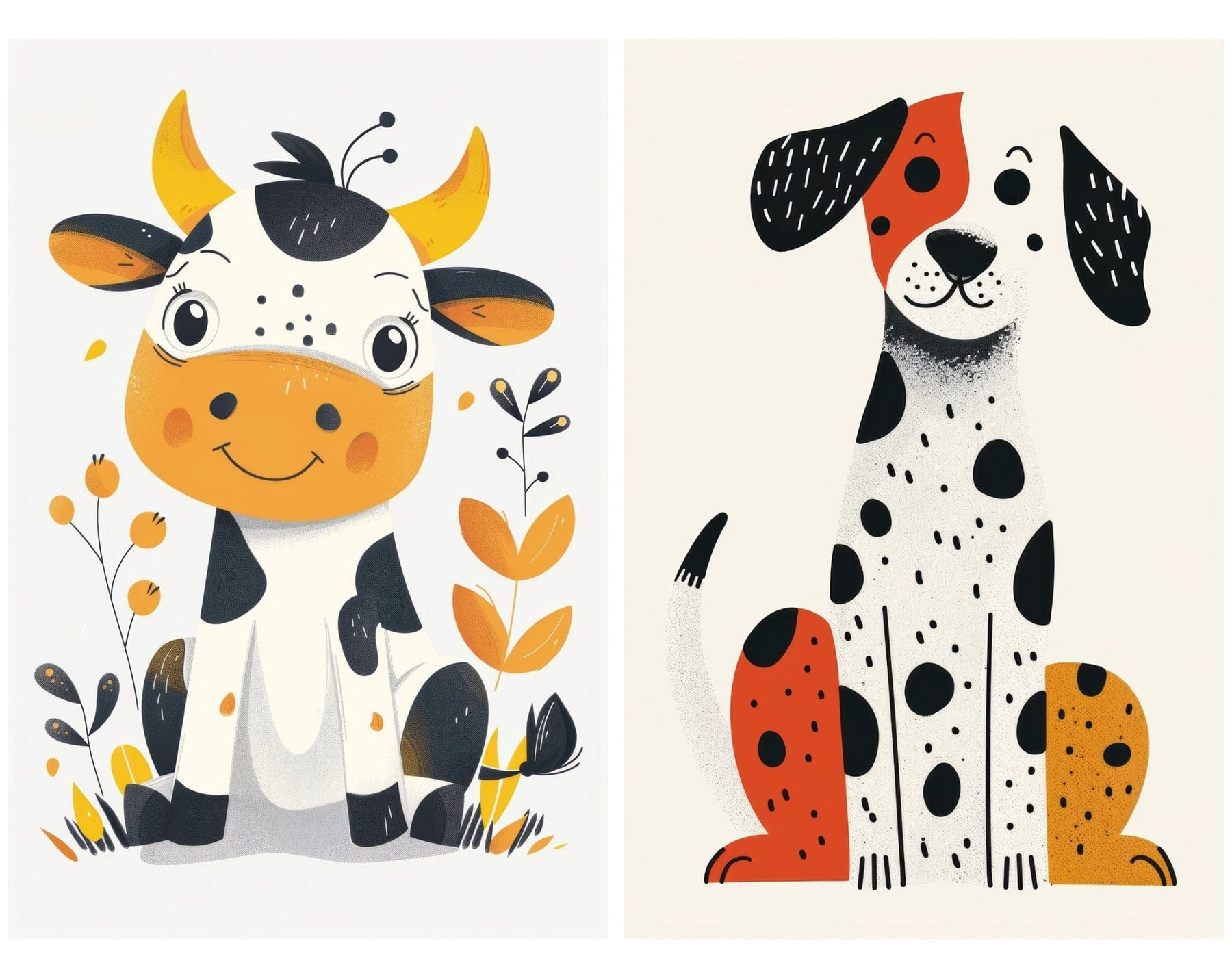1000 Whimsical Animal Illustrations Bundle | Commercial License