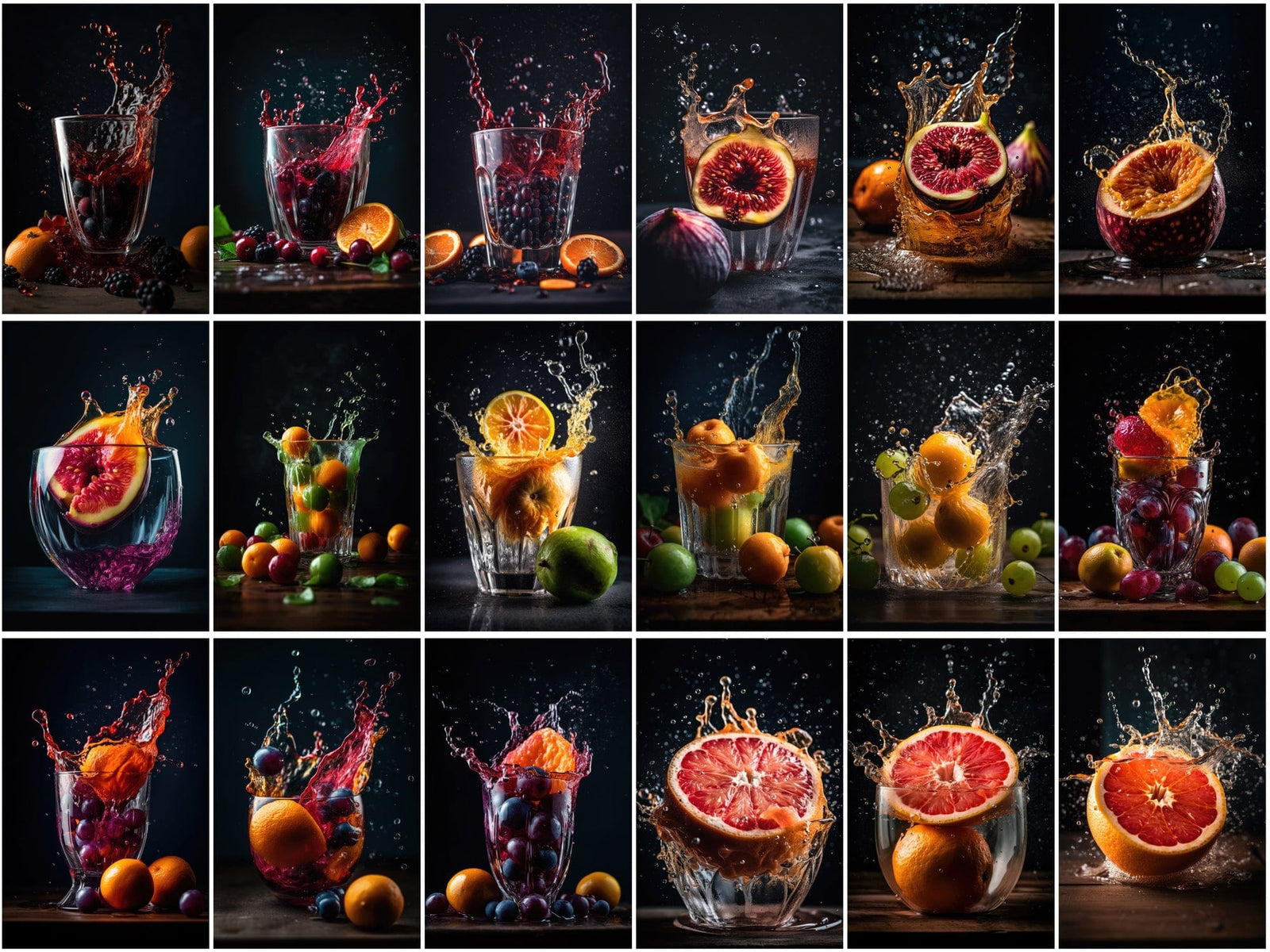 195 Fruit & Water Splash PNG Images: High-Resolution, Commercial Licen
