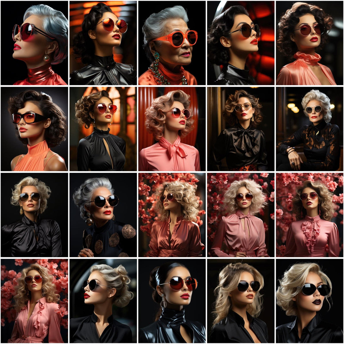 200 High-Resolution PNG Images of Fashionable Women in Trendy Outfits