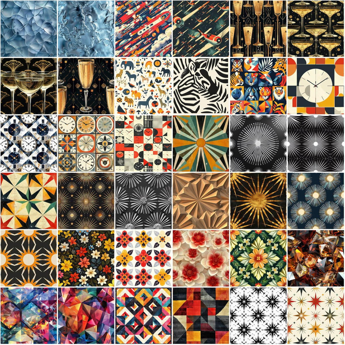 340 Seamless Texture Images with Photoshop Patterns - Abstract, Geomet