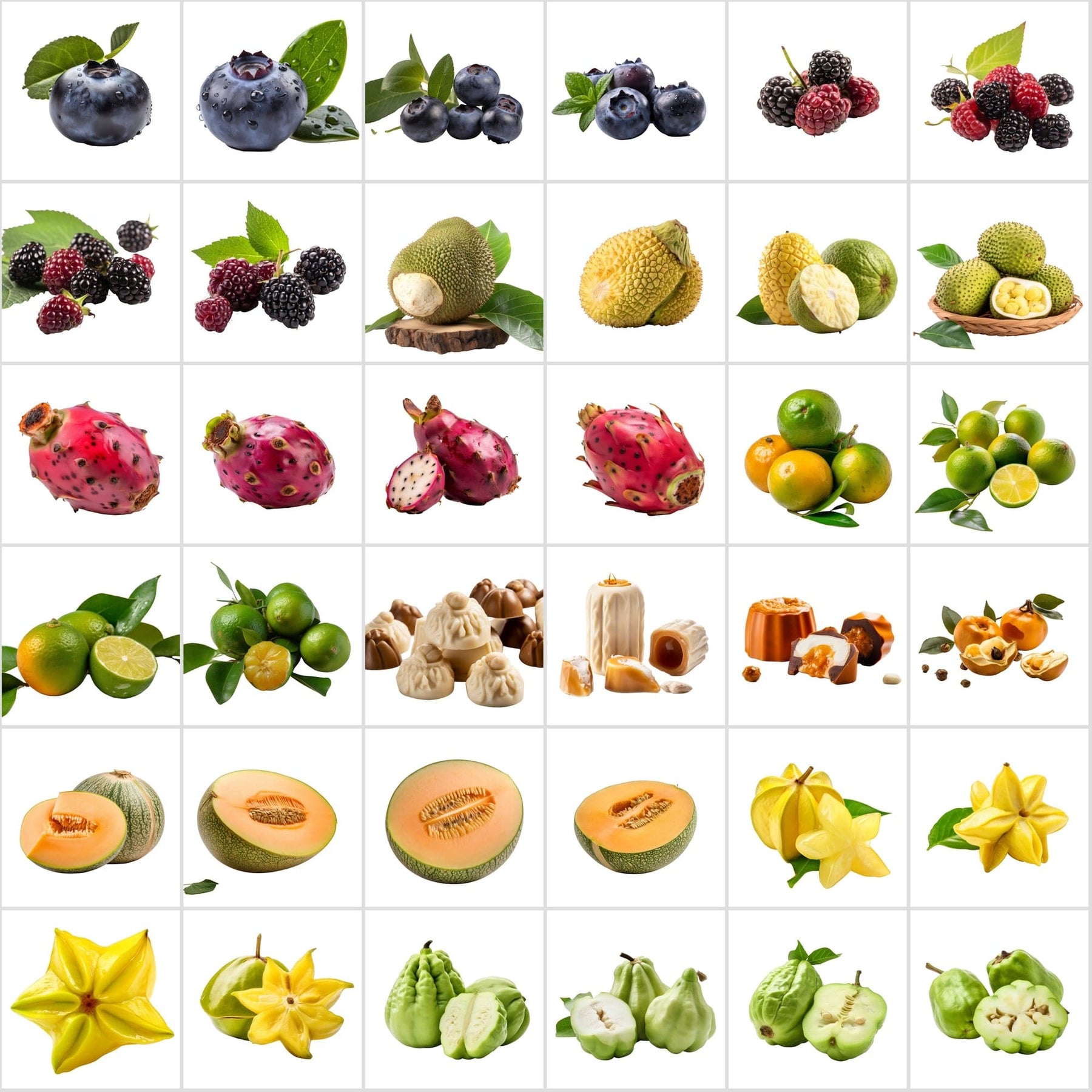 400 Isolated Fruit Photos with Transparent Background
