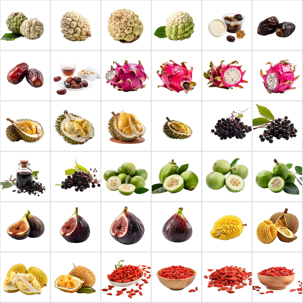 400 Isolated Fruit Photos with Transparent Background