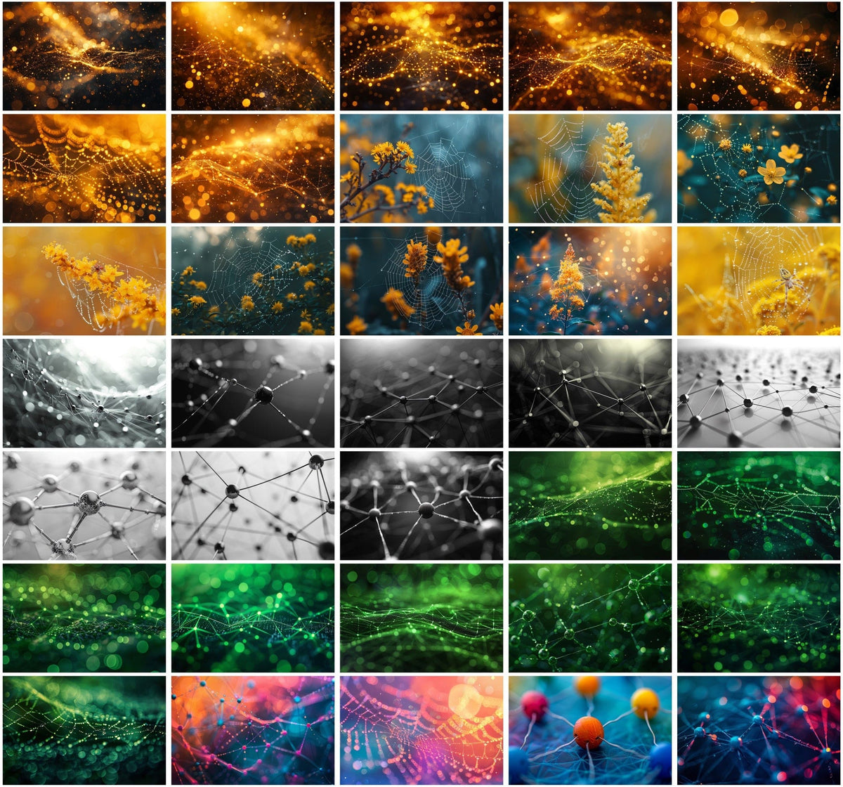 420 Images: Luminous Grids - The Beauty of Abstract Connections