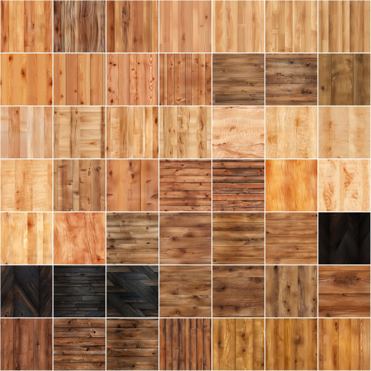 580 Seamless Wood Backgrounds & Photoshop Patterns Bundle - High-Resol