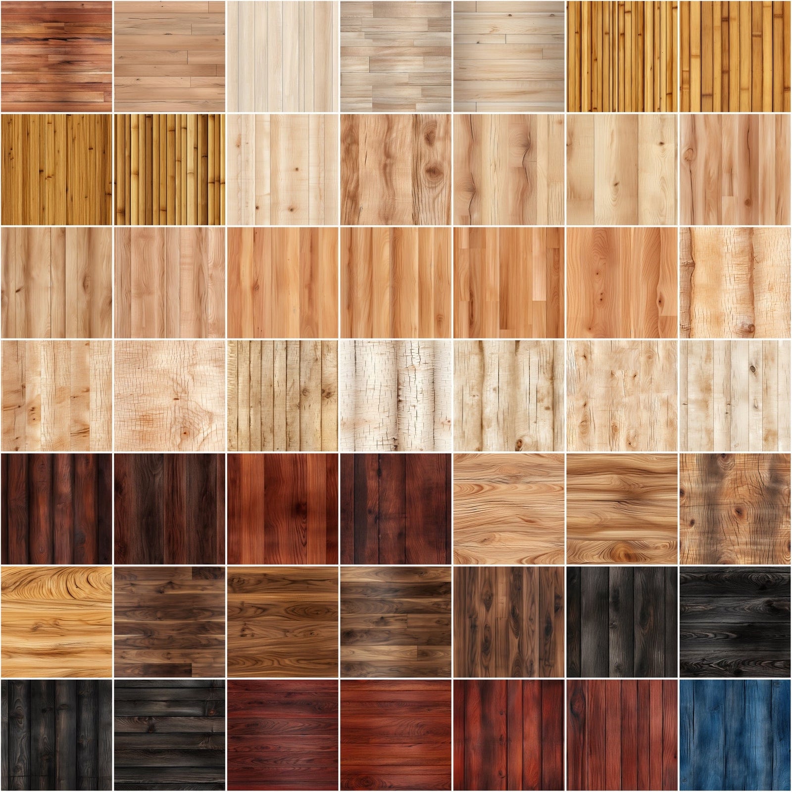 580 Seamless Wood Backgrounds & Photoshop Patterns Bundle - High-Resol