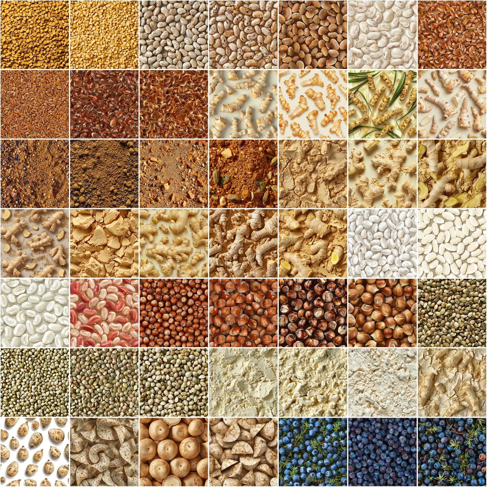 660 Seamless Spice & Seed Backgrounds with Photoshop Patterns