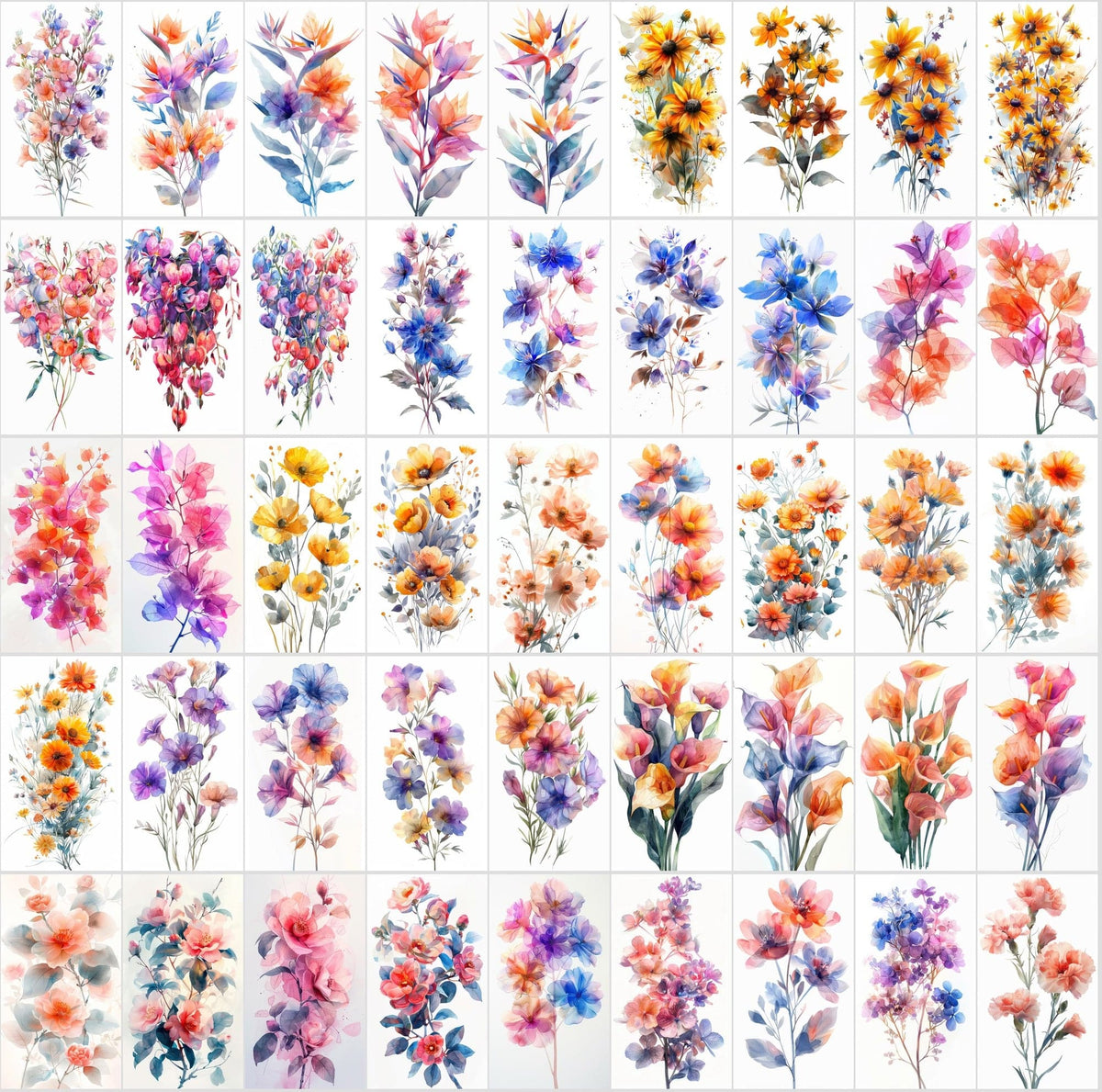 700 High-Resolution Flower Bouquet Images with Pastel Colors – Include