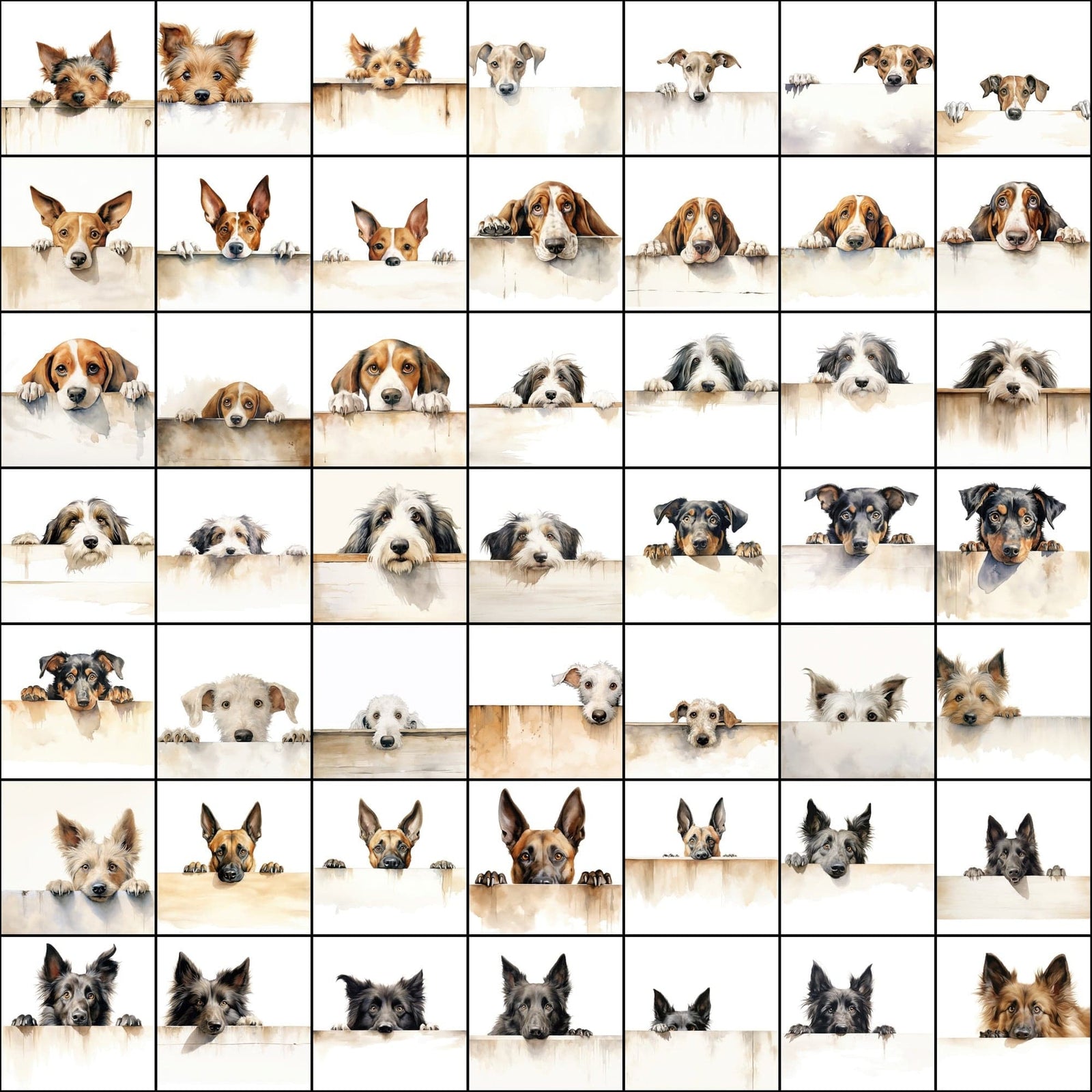 800 Peek-a-Boo Pup Images: High-Resolution Dog Photos with Commercial