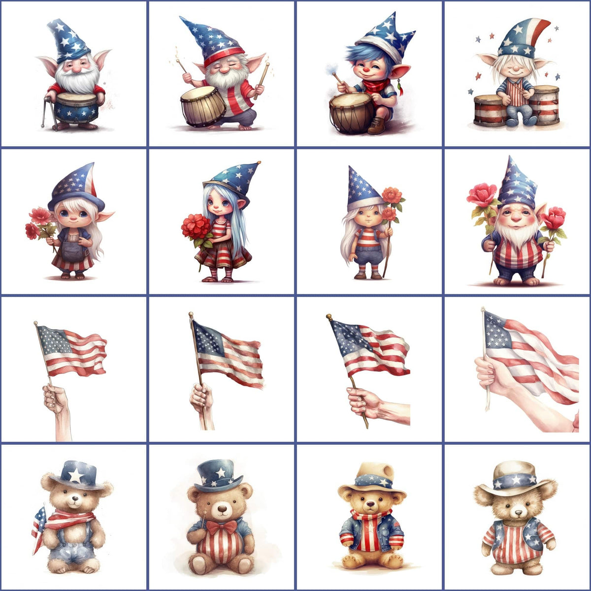 119 Colorful American Clipart PNG Images | High-Resolution | Commercial ...