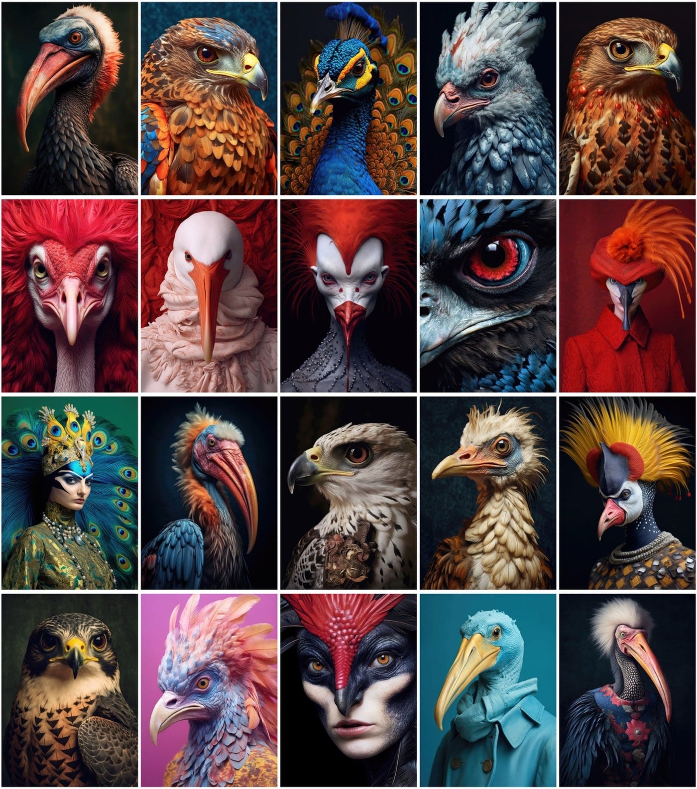 210 High-Resolution Avian Fashion Images | Bird-Themed PNGs for Digital ...