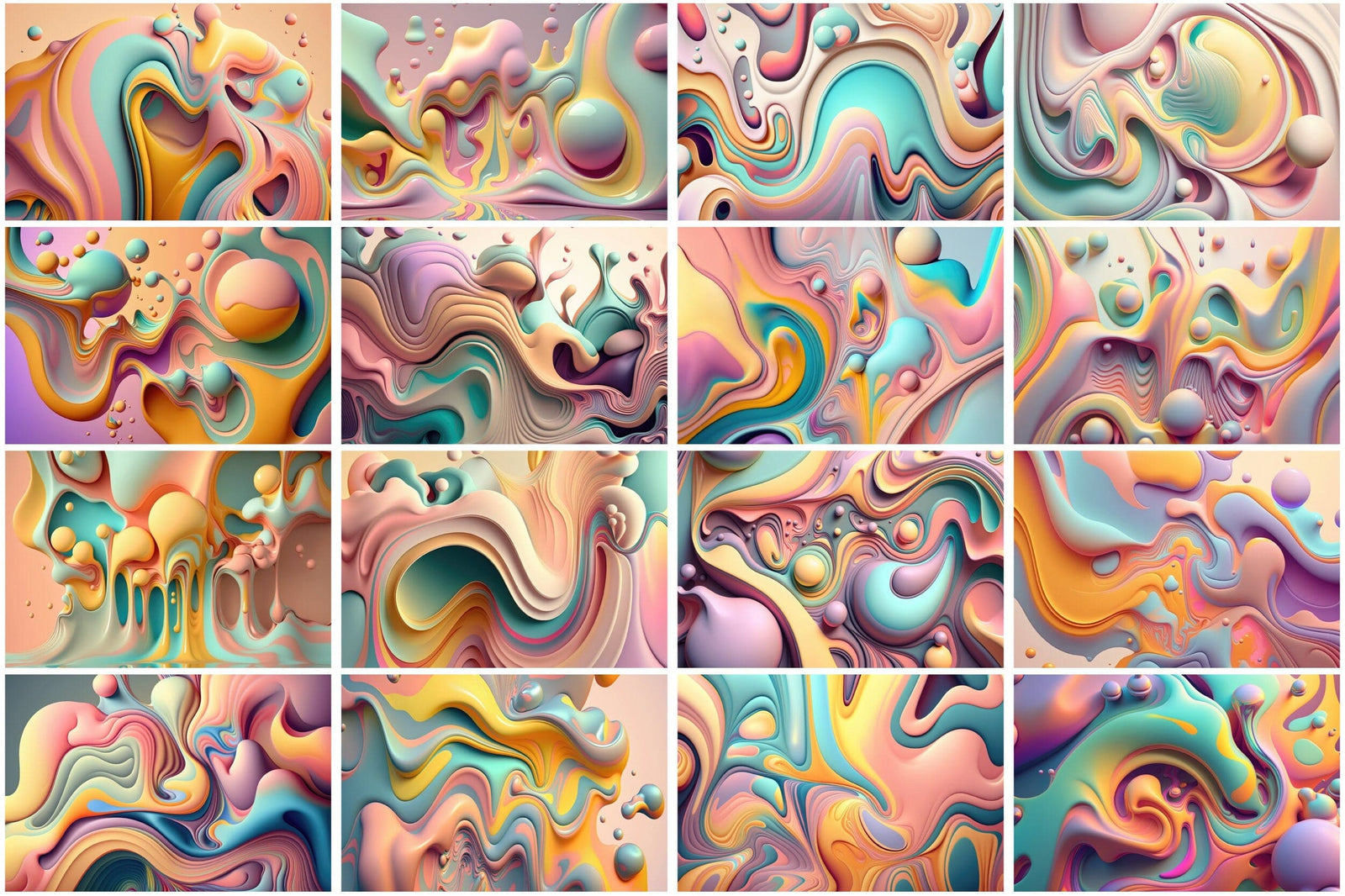 Color Explosion: 115 Psychedelic Backgrounds for Digital Art and Graph