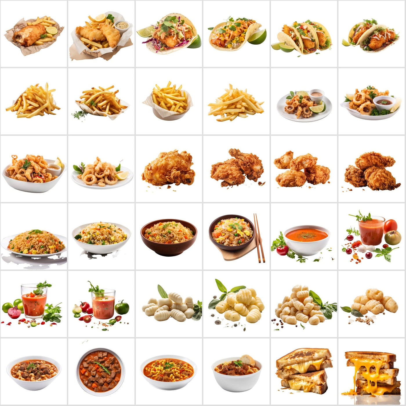 Delicious Food Bundle - 390 High-Quality Images for Food Lovers with T