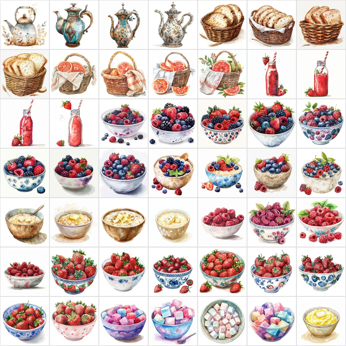Rustic Breakfast Essentials: 540 High-Quality Images with Commercial L