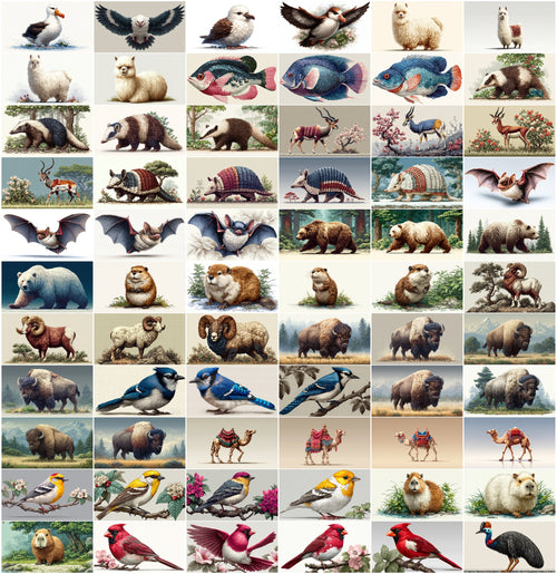 520 Pixel Art Animal Sprites Bundle – Commercial License, High-Resolut